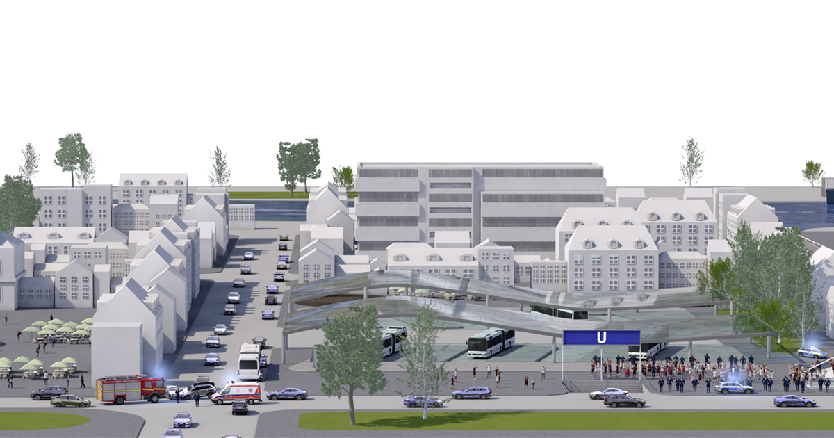 Video surveillance for public places