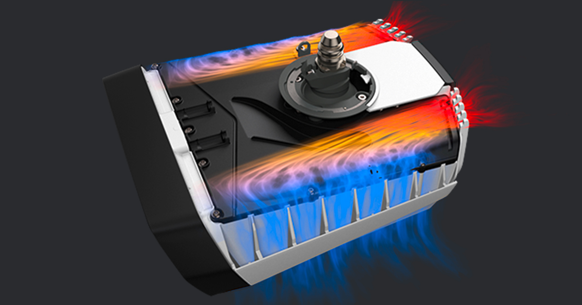 Energy-efficient camera cooling of the Panomera®