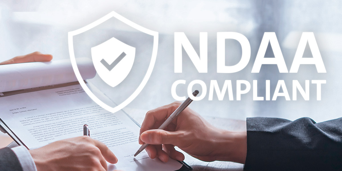 Dallmeier video technology is NDAA-compliant